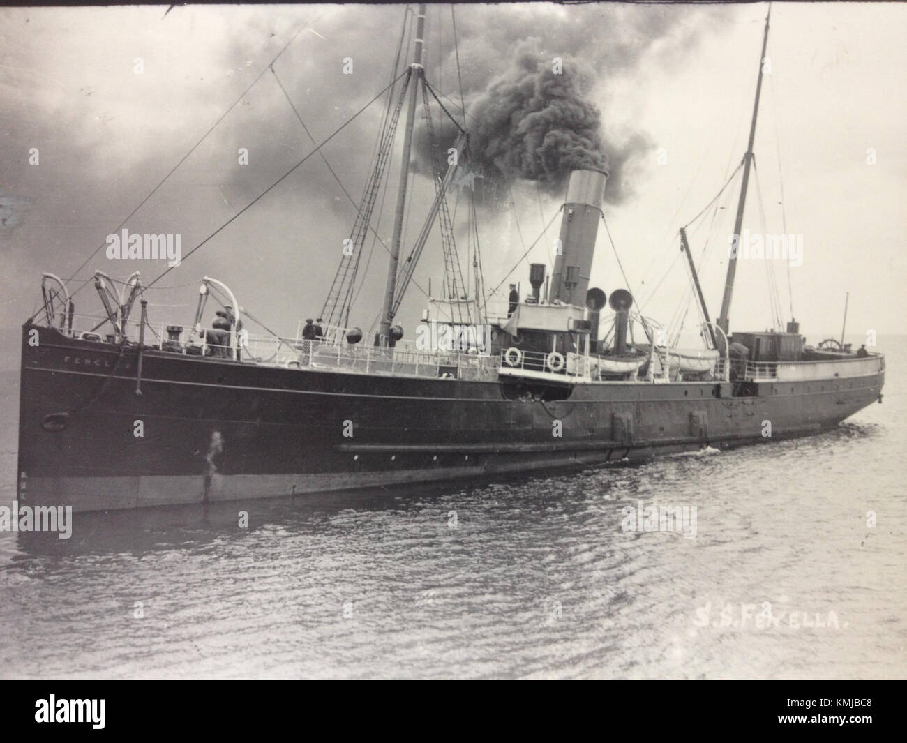 Isle of Man Steam Packet Company packet steamer, Fenella Stock Photo ...