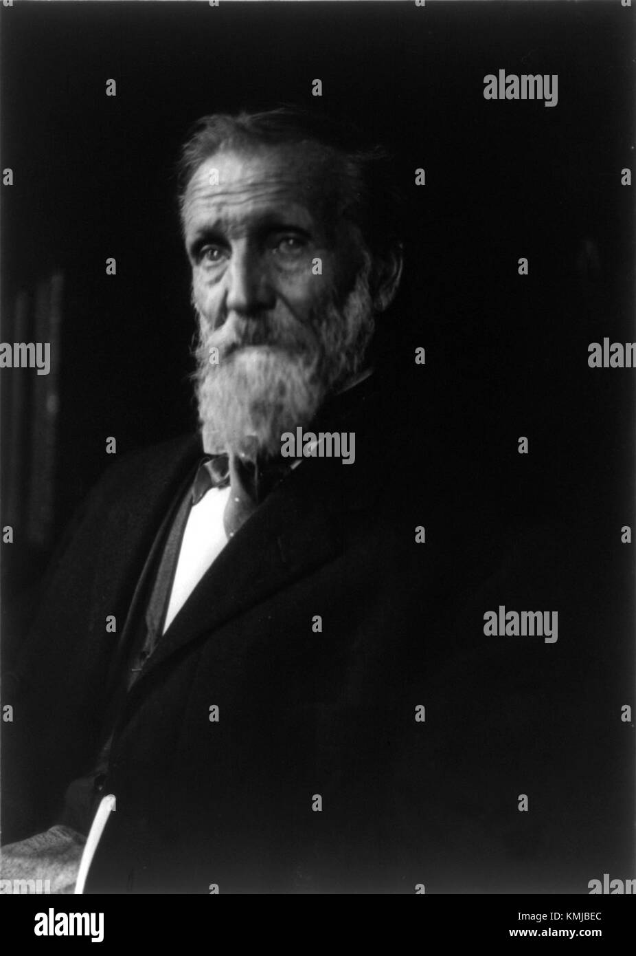 This photograph depicts John Muir, a prominent naturalist and ...