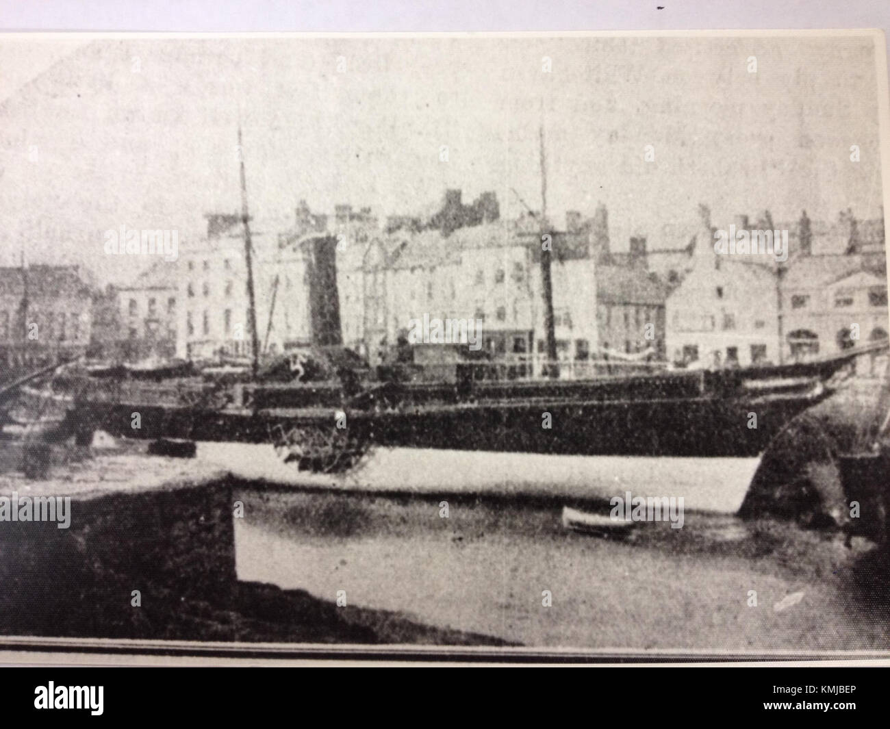 Tynwald, a historic ship, is pictured berthed at Douglas, Isle of Man ...