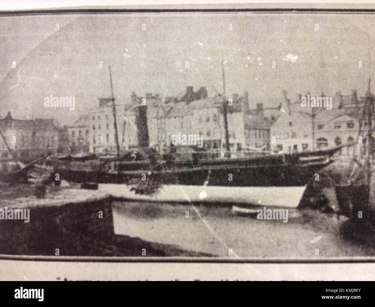 The paddle steamer Tynwald, seen docked at Douglas, is a historic ship ...