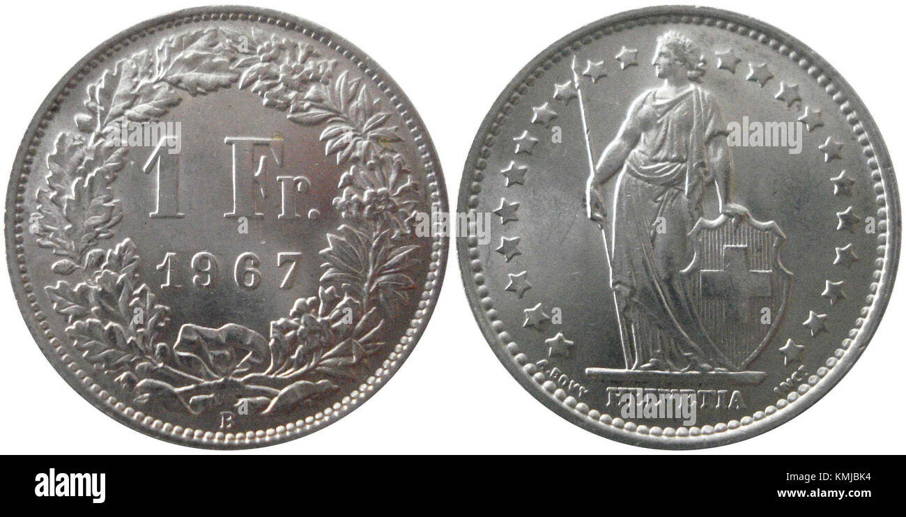 1 franc hi-res stock photography and images - Alamy
