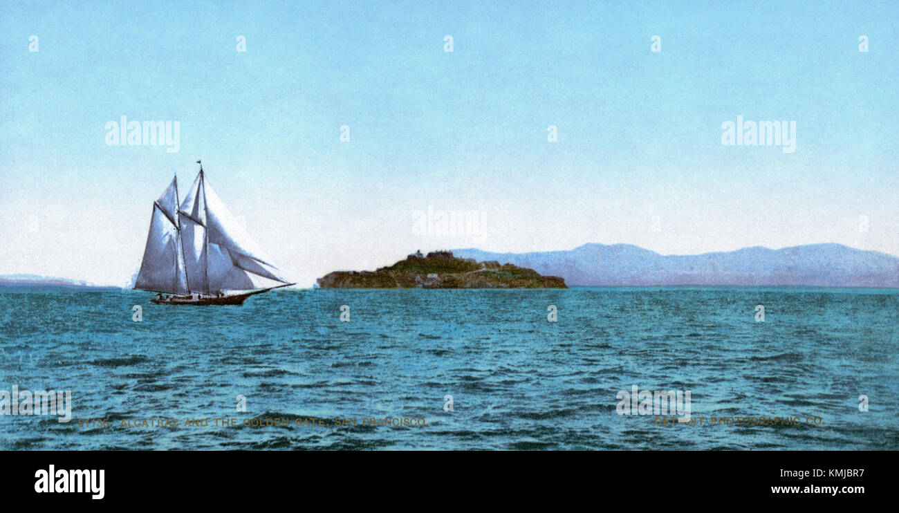 Alcatraz in the early 1900s was a military prison before it became a ...