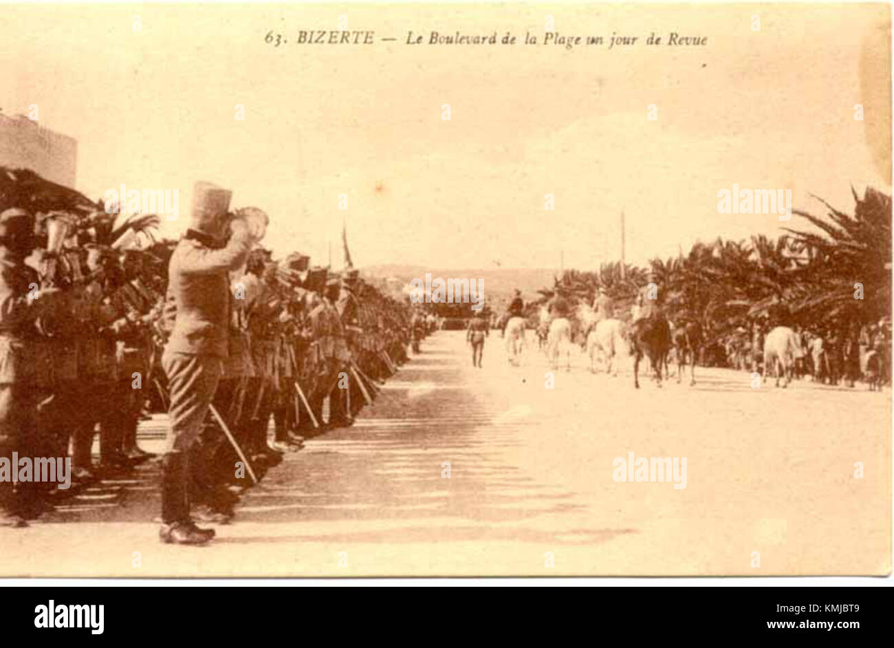 This photograph shows the Boulevard de la Plage in Bizerte, Tunisia ...