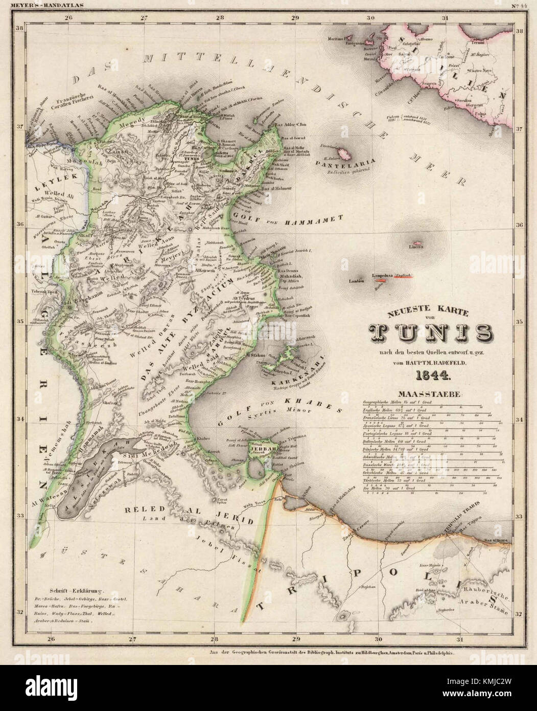 Tunisie carte hi-res stock photography and images - Alamy