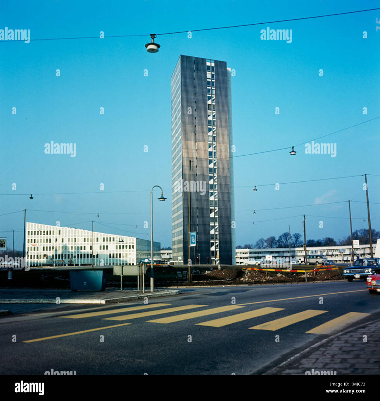 The Wenner-Gren Center, built in 1966, is located in Stockholm, Sweden ...