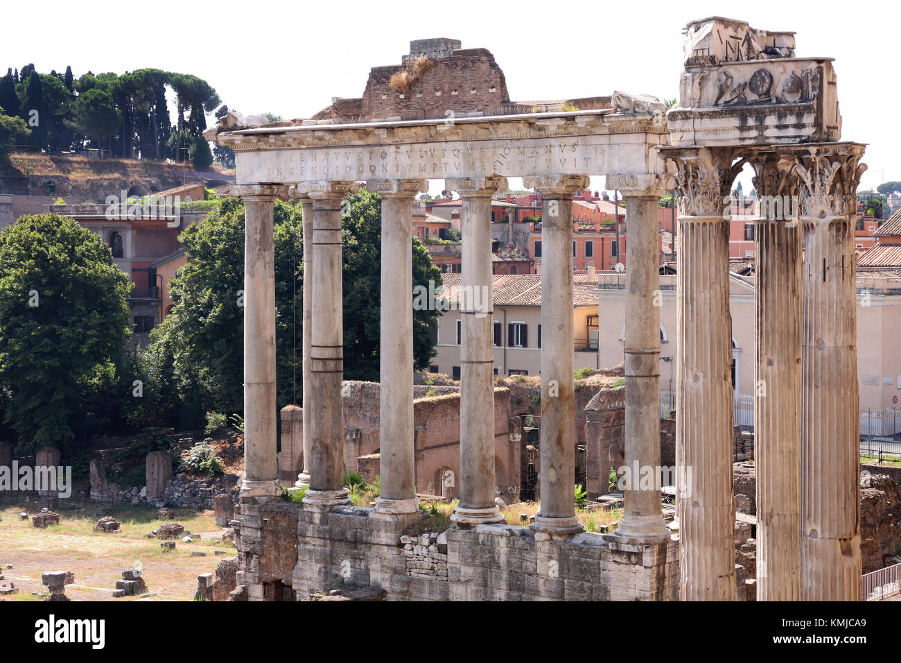 Landscape view of roman forum in Rome, Italy Stock Photo - Alamy