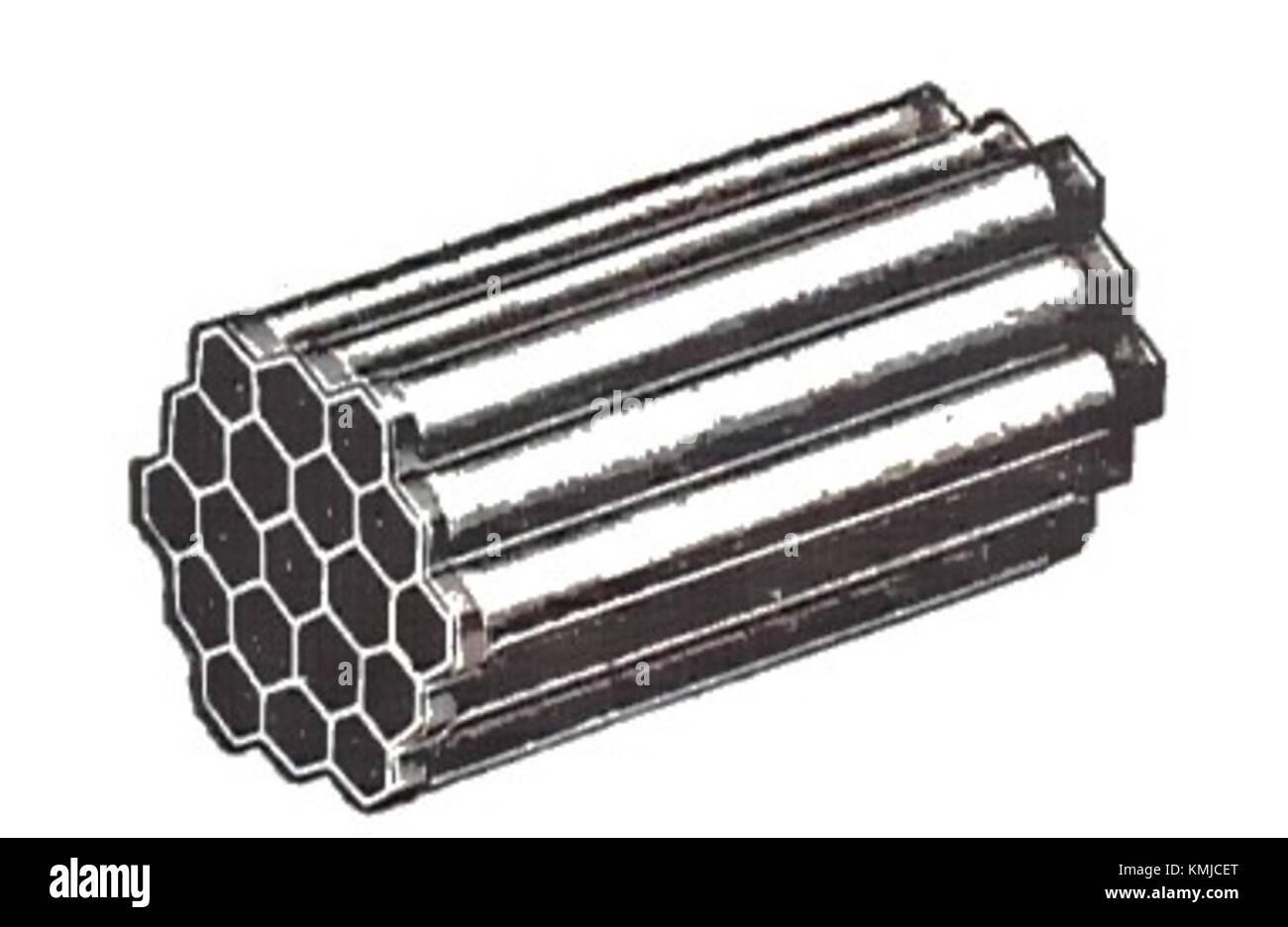 Honeycomb radiator tubes Stock Photo - Alamy