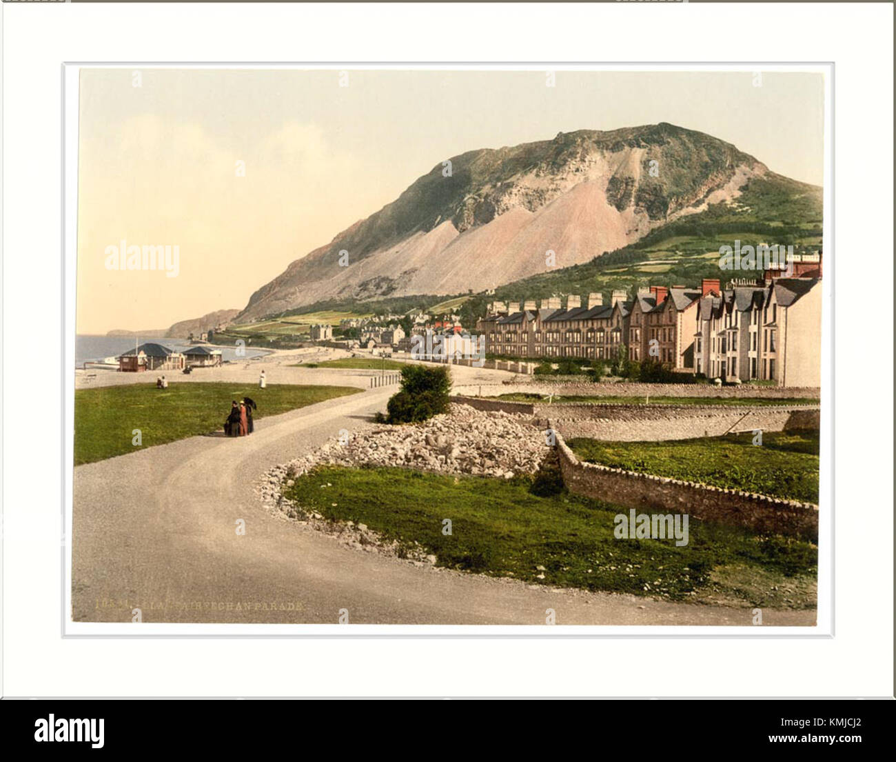 This image captures a parade in *Llanfairfechan*, a seaside town in ...
