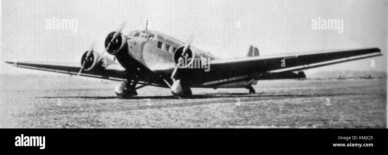 The Junkers Ju52 3M is a German transport aircraft first produced in ...