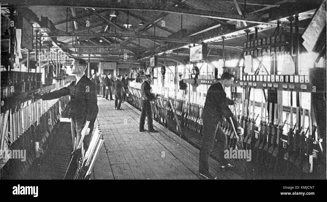 The large modern manual signal box shown in this image is part of the ...