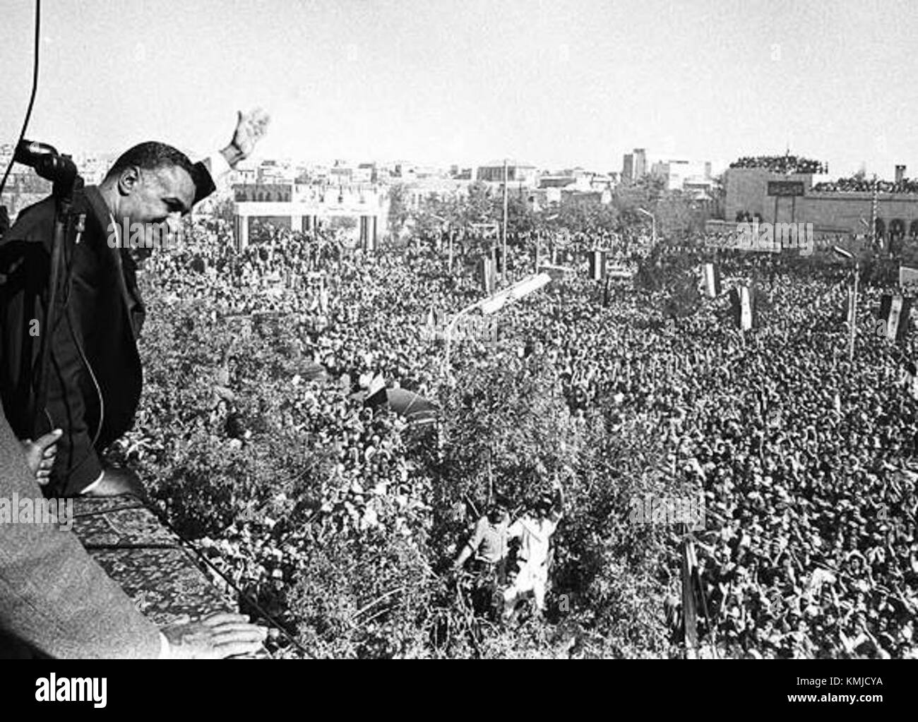 Gamal abdel nasser crowd Black and White Stock Photos & Images - Alamy
