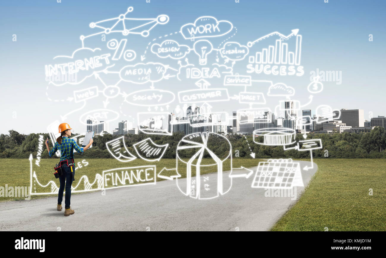Industrial construction and maintenance Stock Photo - Alamy
