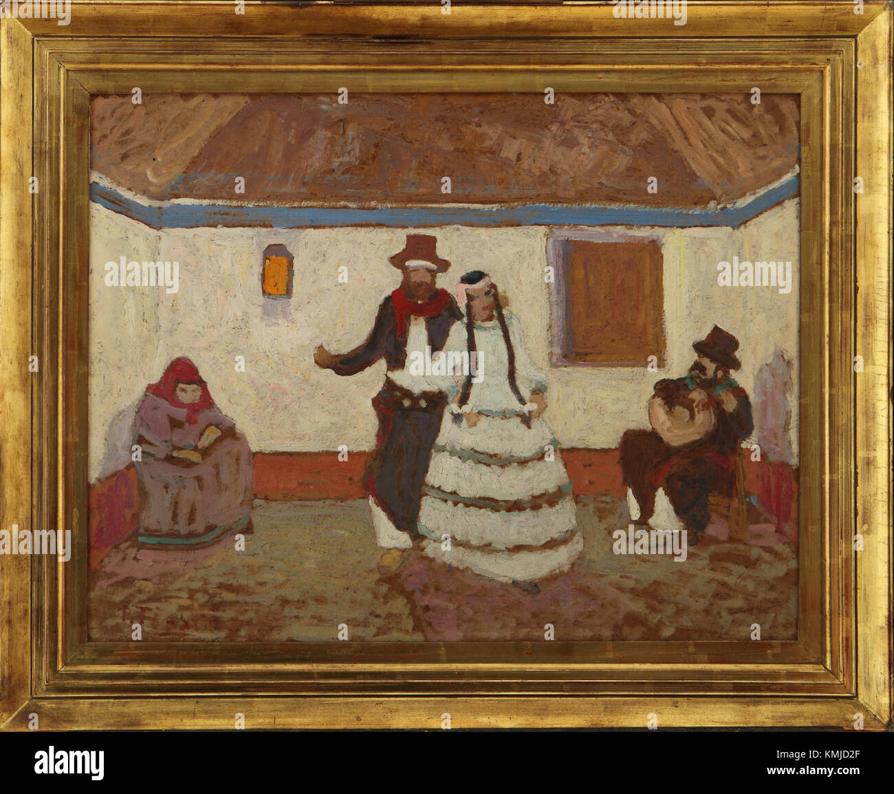 'Baile en el Rancho' is an oil painting by Uruguayan artist Pedro ...