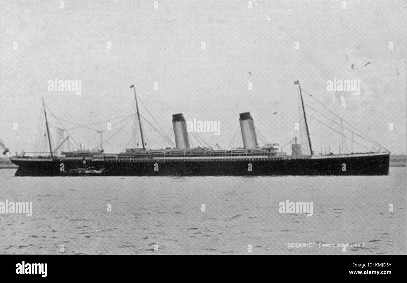 The RMS Oceanic was a British passenger liner that served during the ...