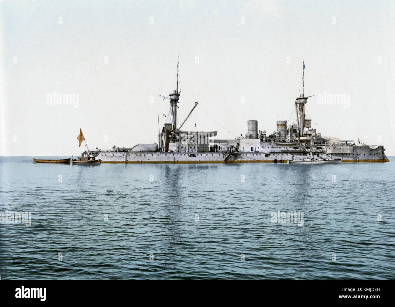 The SMS Kurfuerst Friedrich Wilhelm was a German pre-dreadnought ...