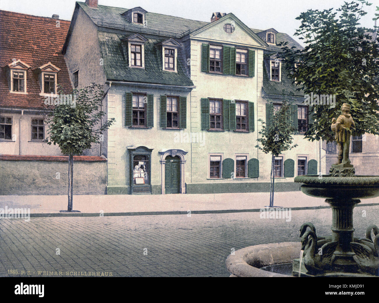 Schillerhaus in Weimar is a historic building where the famous German ...