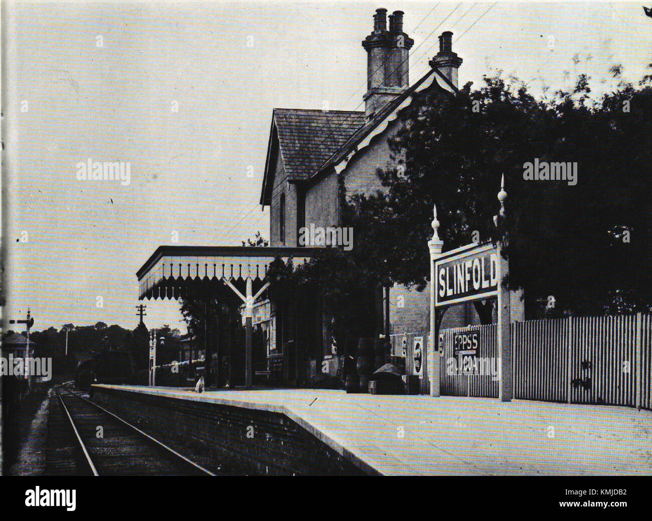 Slinford Railway Station, located in the UK, was part of the railway ...