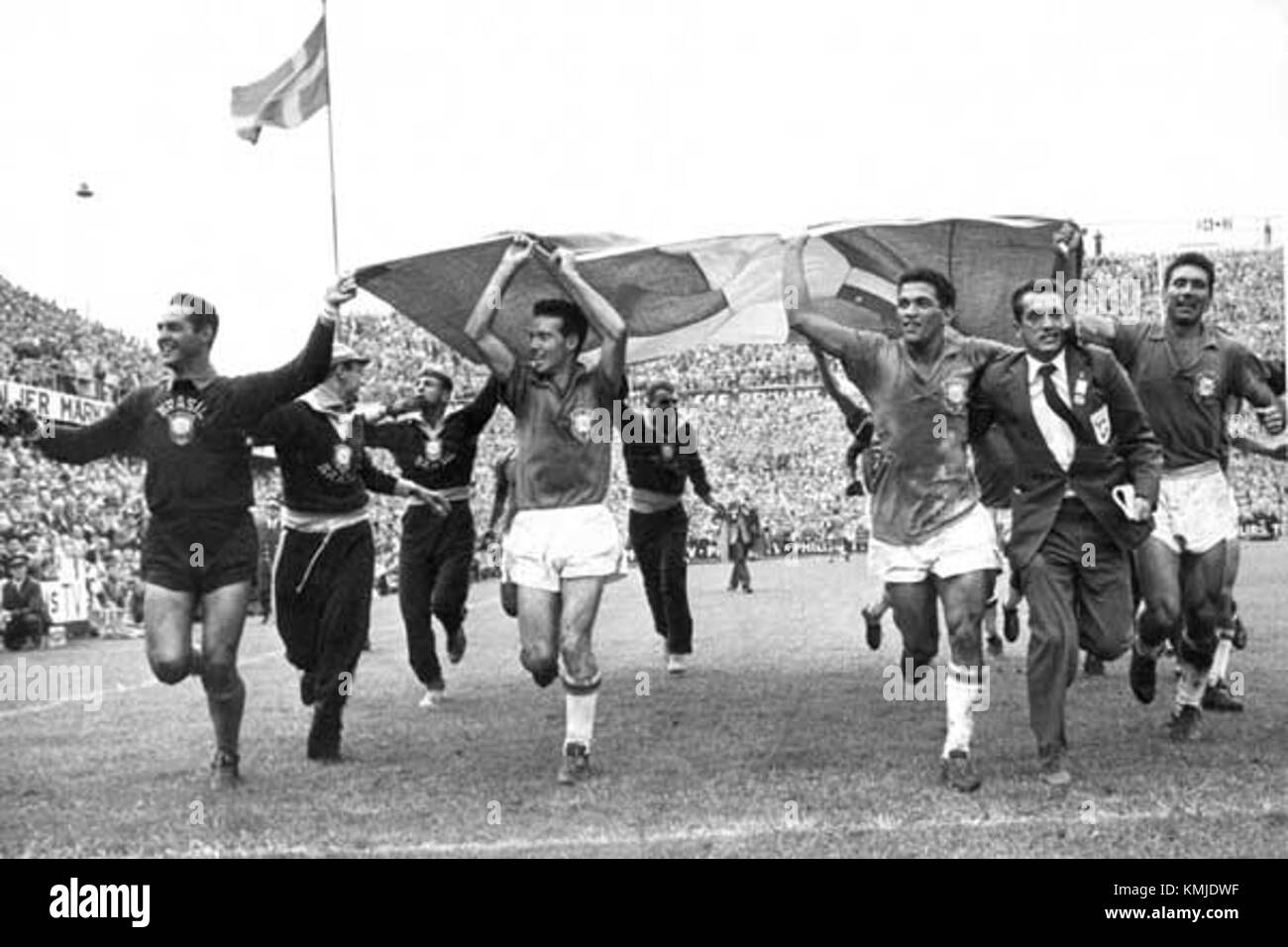 Winning brazilian National team 1958 Stock Photo - Alamy