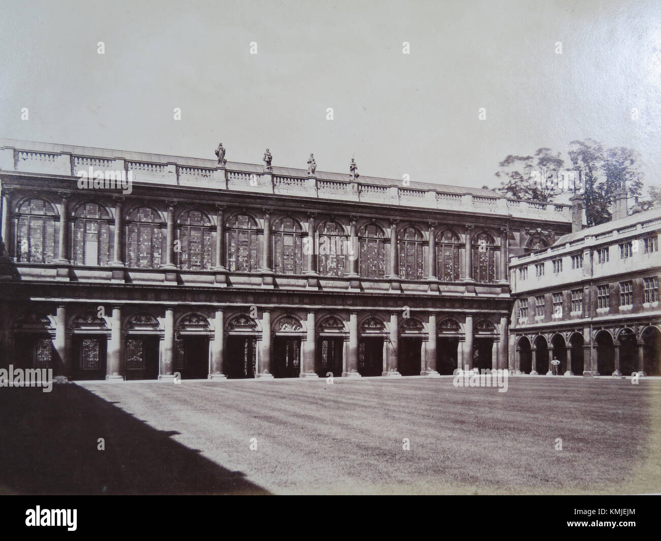 Neville's Court at Trinity College, Cambridge, is a historic courtyard ...