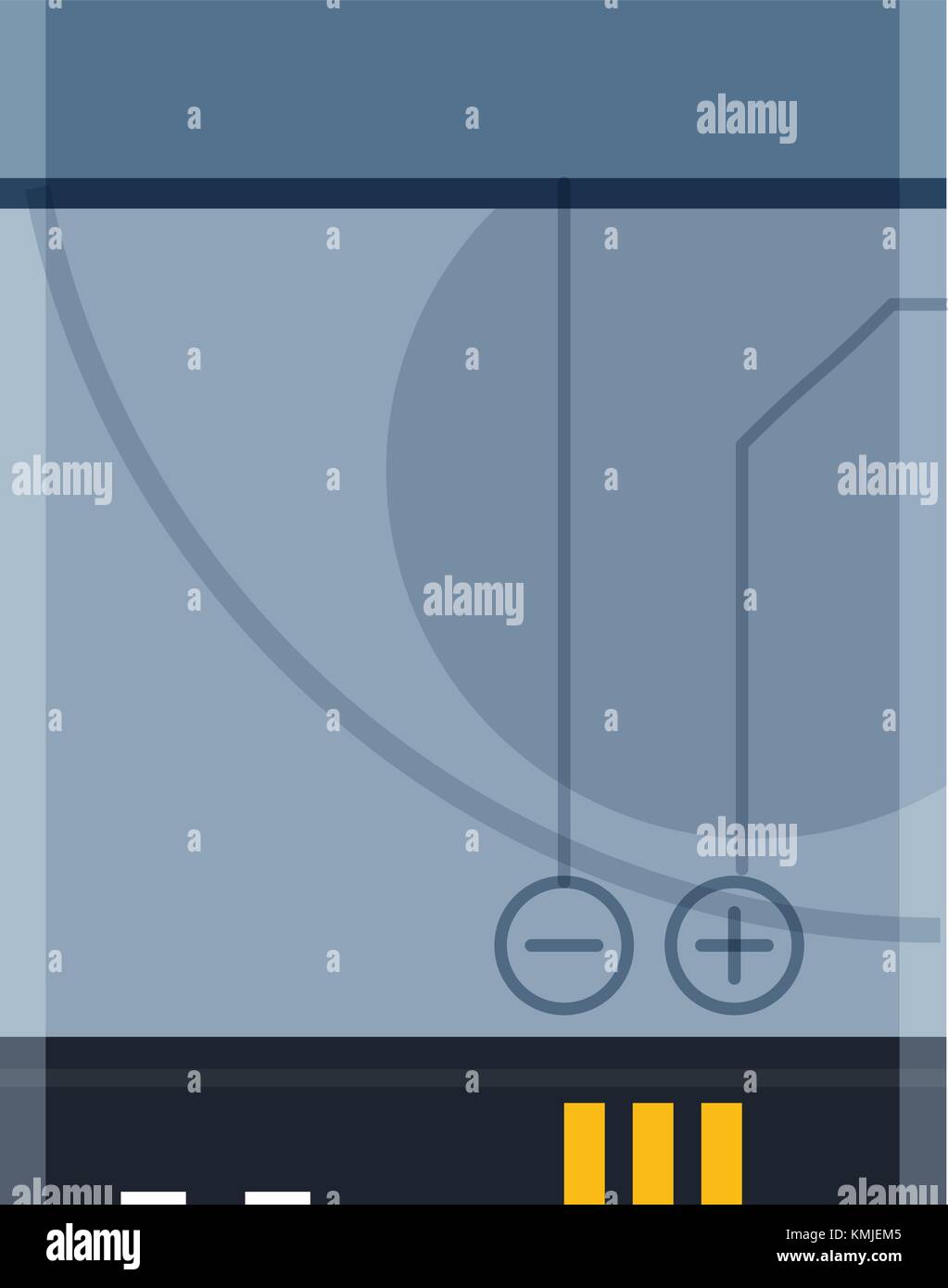 Lithium ion battery Stock Vector Images - Alamy