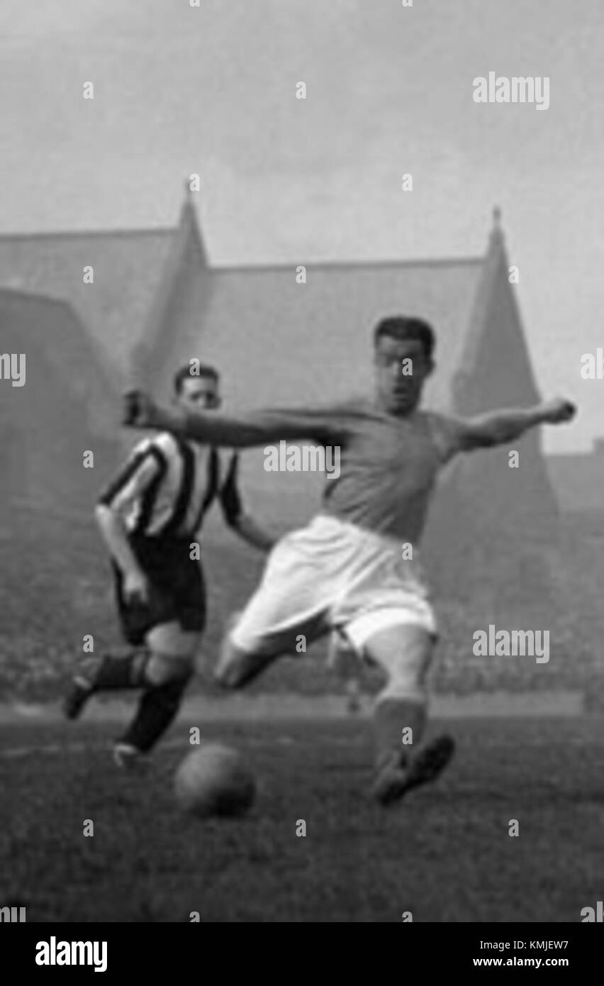 A portrait of Dixie Dean, an English footballer renowned for his goal ...