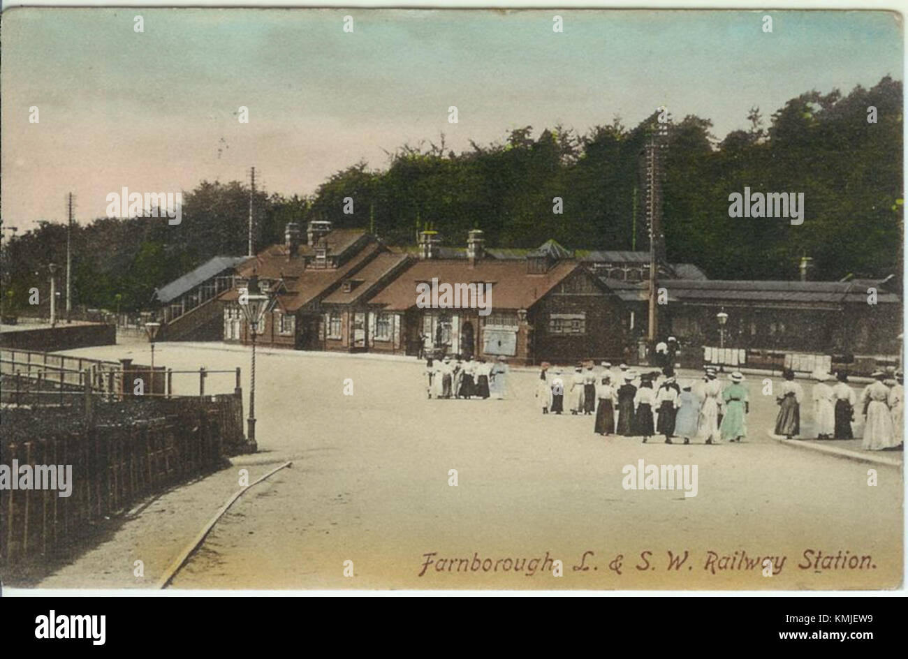 Farnborough Main Station in Hampshire, England, is a key transport hub ...