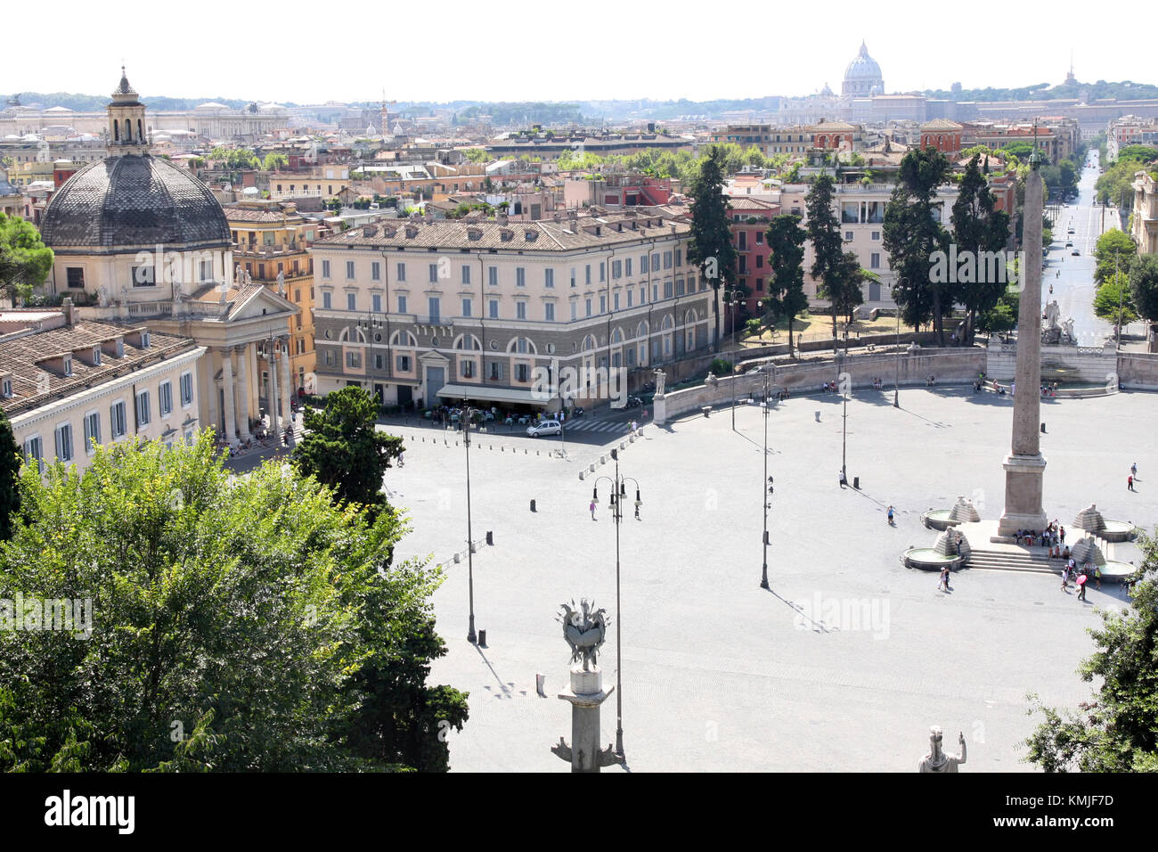 piazza del Popolo in Rome Italy Stock Photo - Alamy