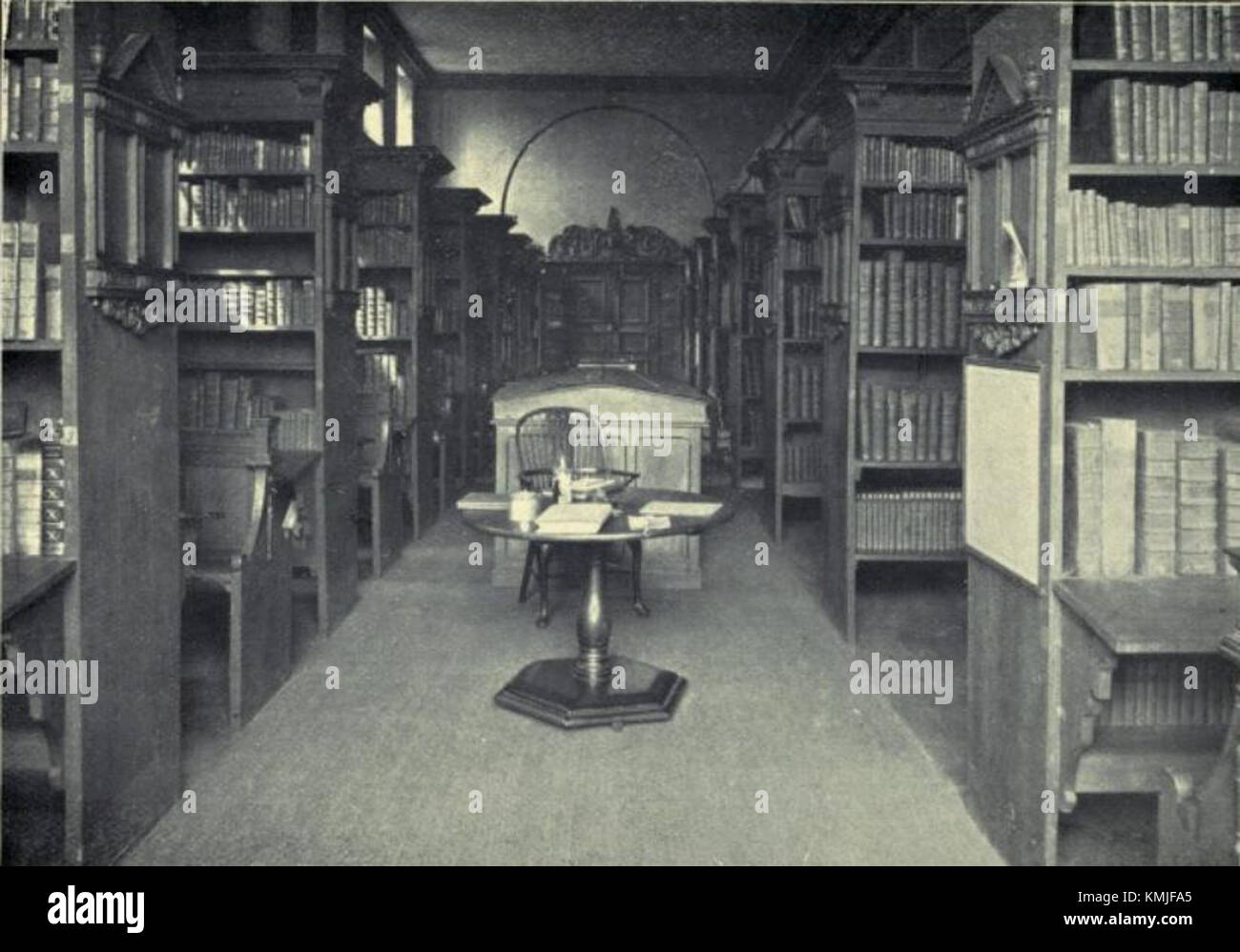 Jesus College Fellows' Library Stock Photo - Alamy