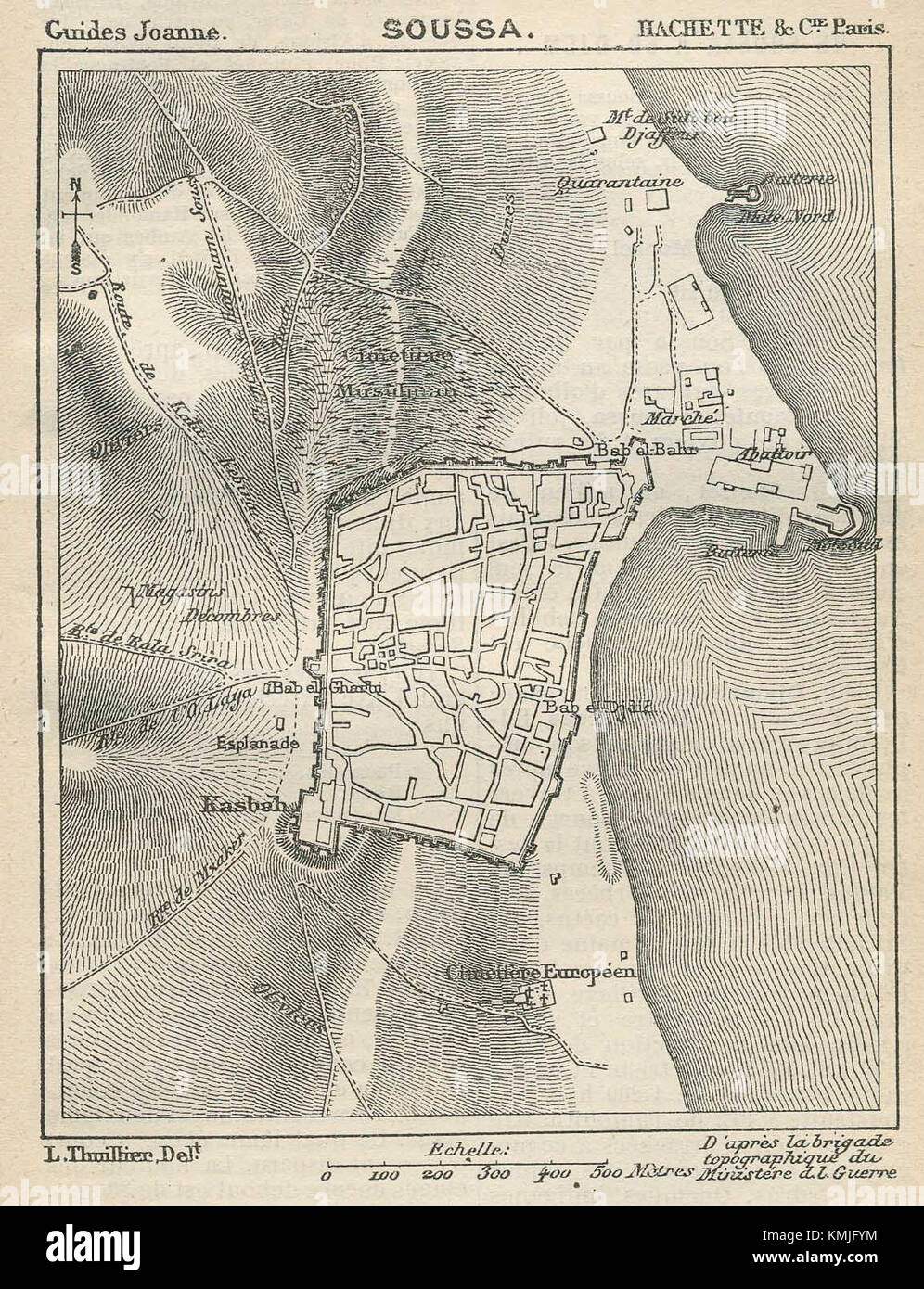The Plan Sousse 1888 is a historical map detailing the city layout of ...