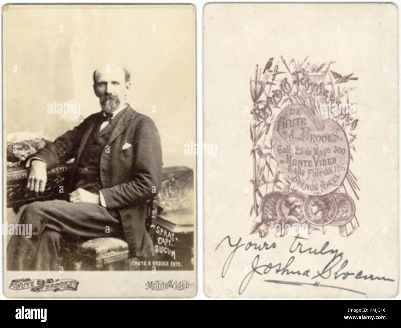 This portrait of Joshua Slocum, the first man to sail solo around the ...