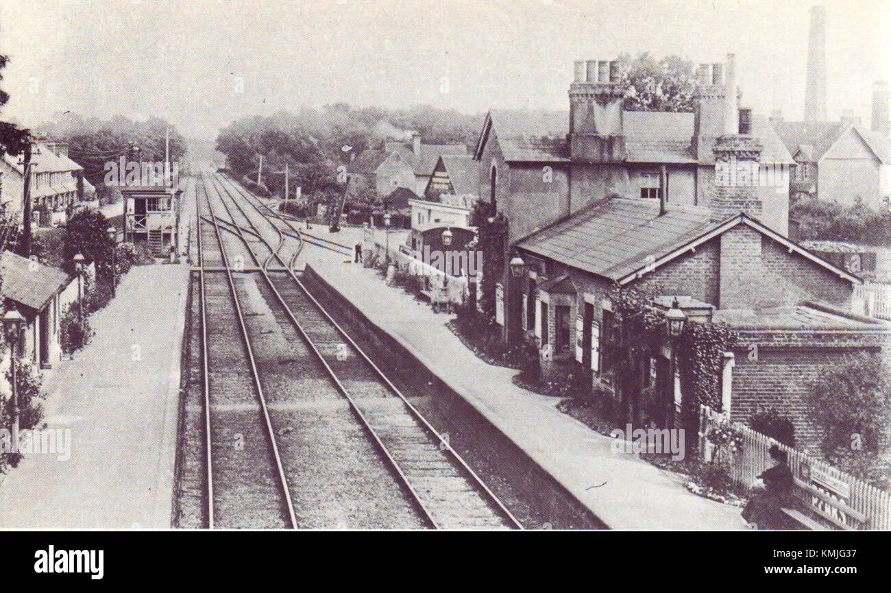 Southwater Railway Station is located in Southwater, West Sussex ...