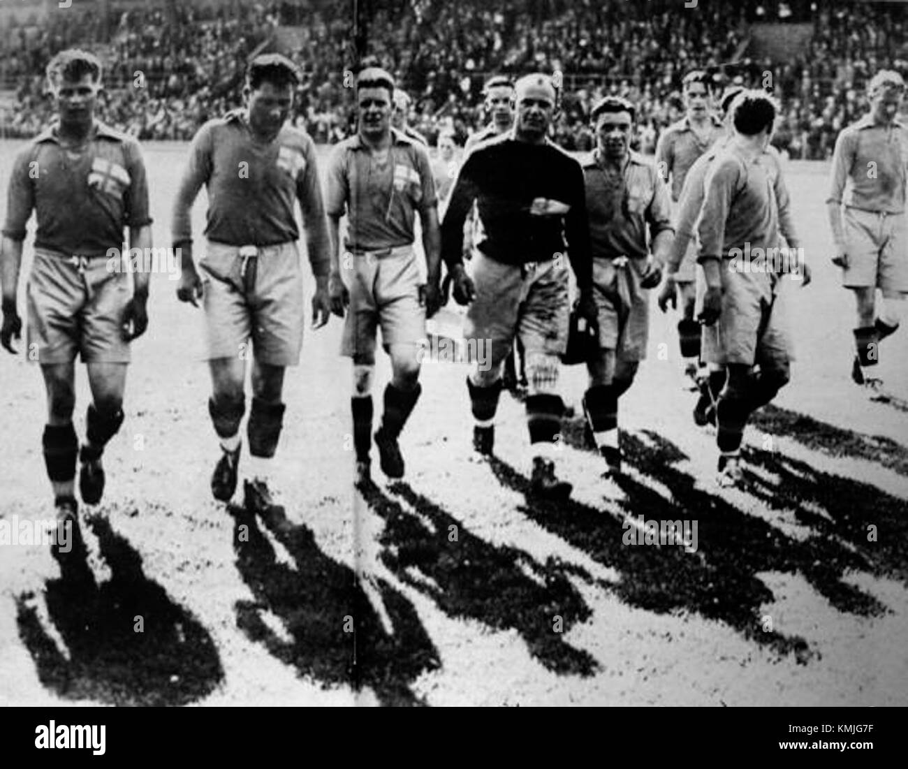 This photograph from 1930 captures the Swedish national football team ...