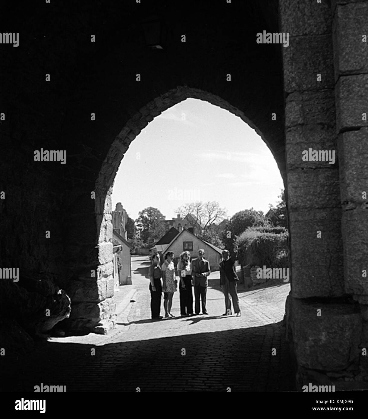 Visby Ringmur, located on the island of Gotland, Sweden, is a medieval ...
