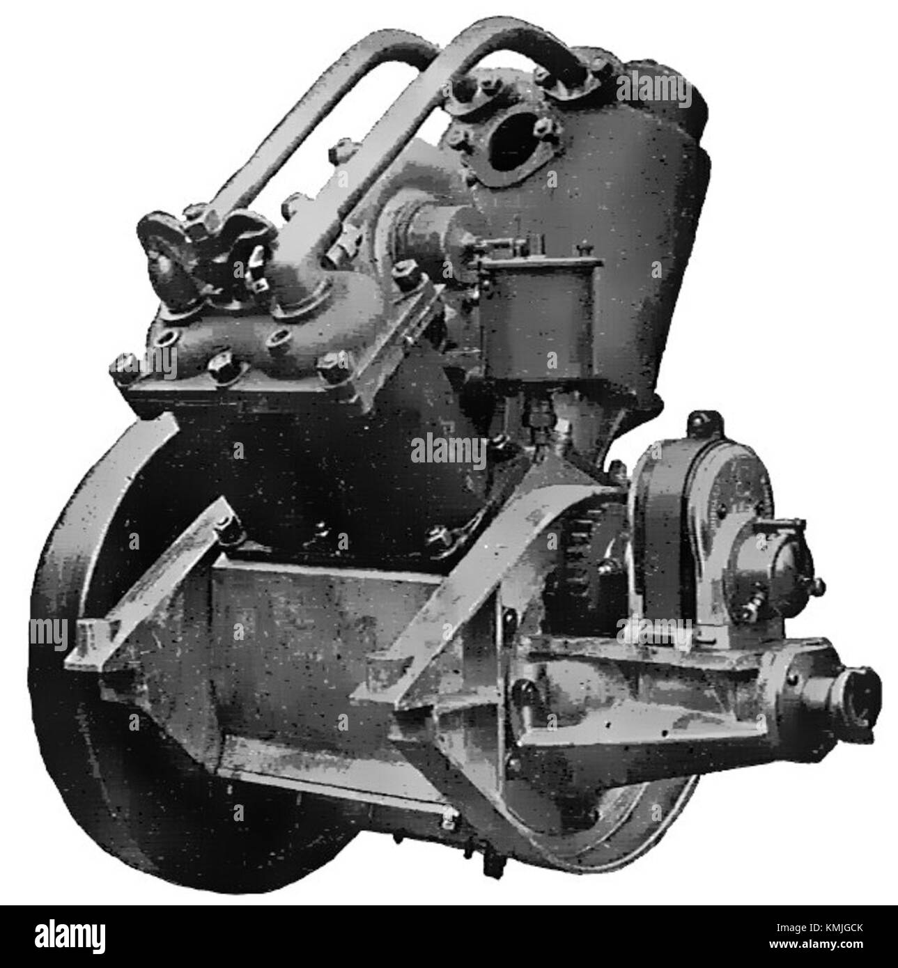 A two-stroke Vee-twin engine with pumping cylinders is a type of ...