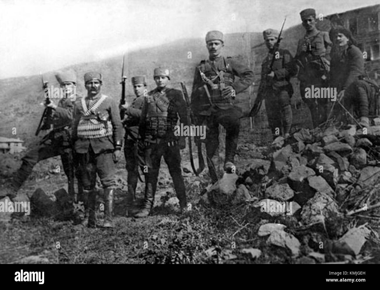 The Turkish infantryman during the War of Independence represents a ...