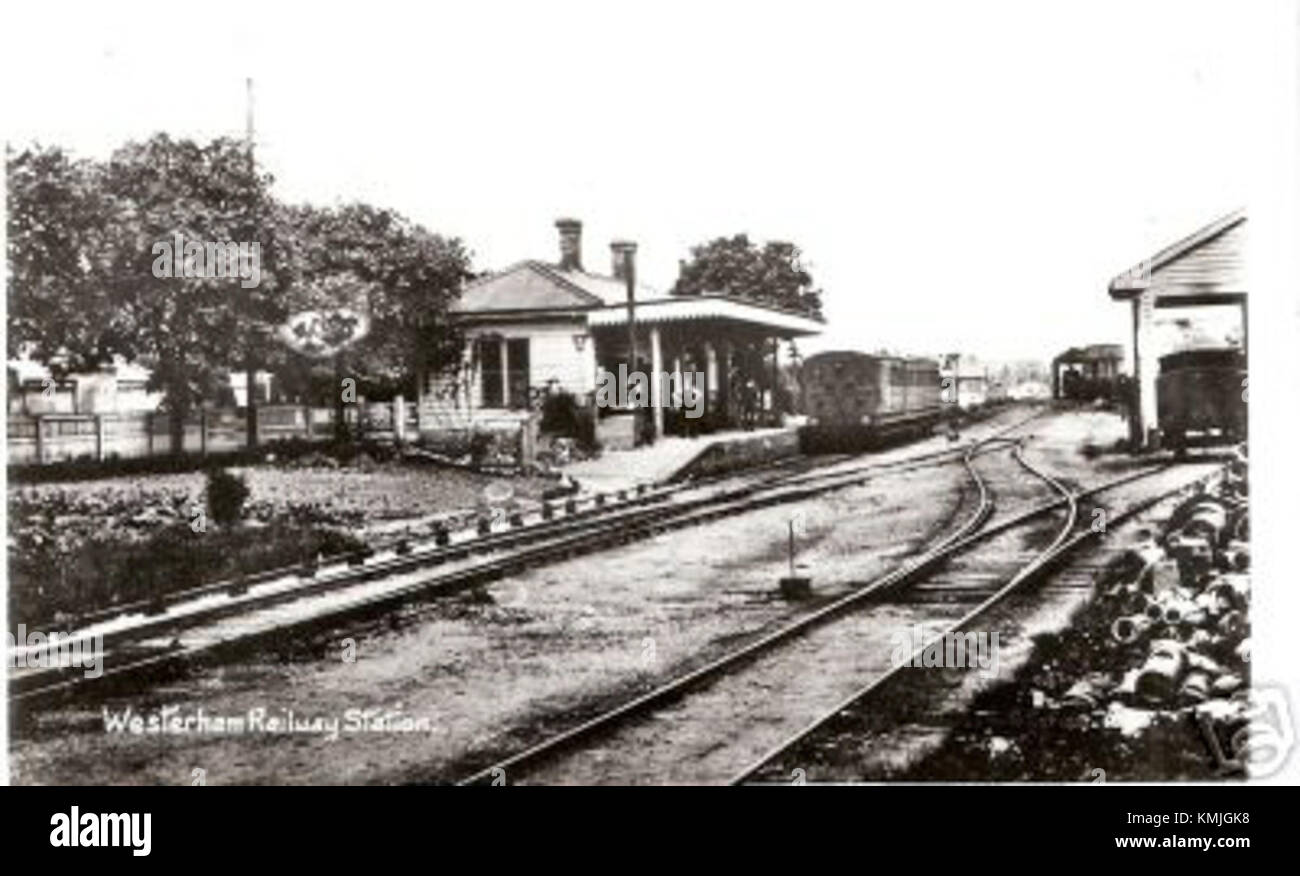 Westerham Railway Station, located in Kent, England, was part of the ...