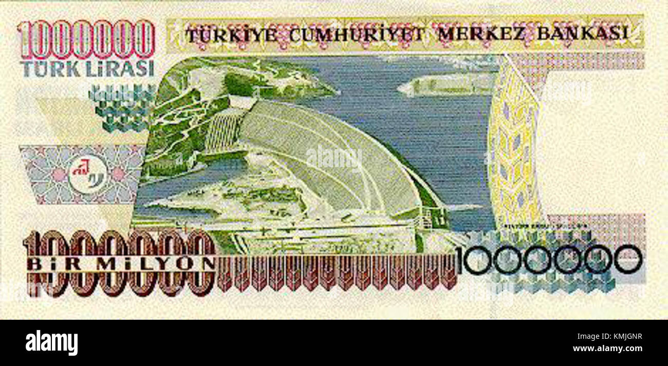 1 Million TL Reverse Stock Photo Alamy 1 Million TL Reverse Stock Photo Alamy