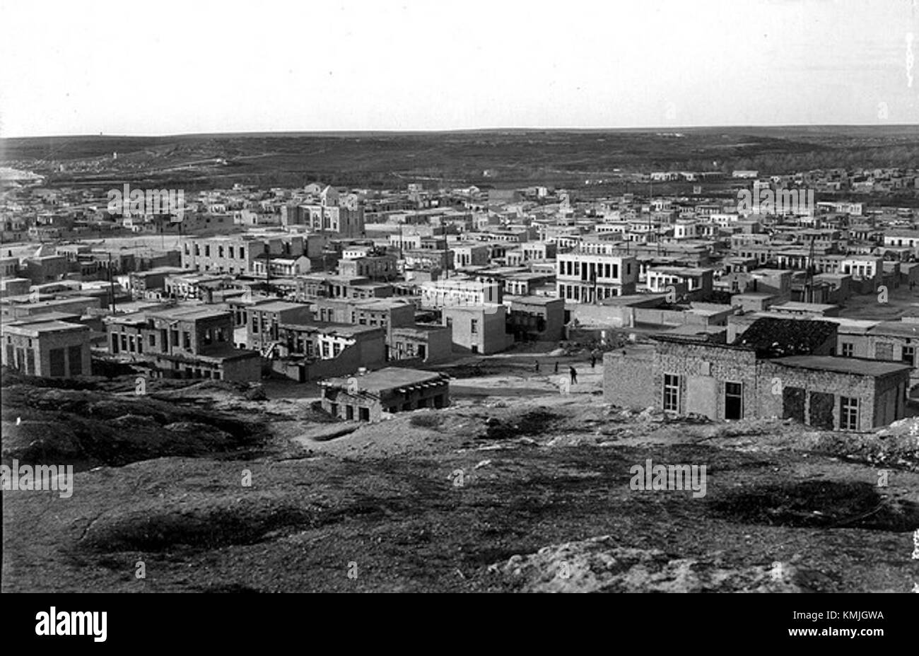 This historical photograph from 1936 captures the Armenian neighborhood ...