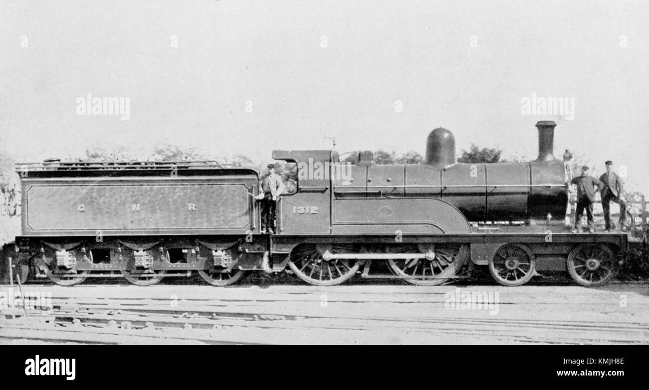 Railway steam gnr locomotive hi-res stock photography and images - Alamy