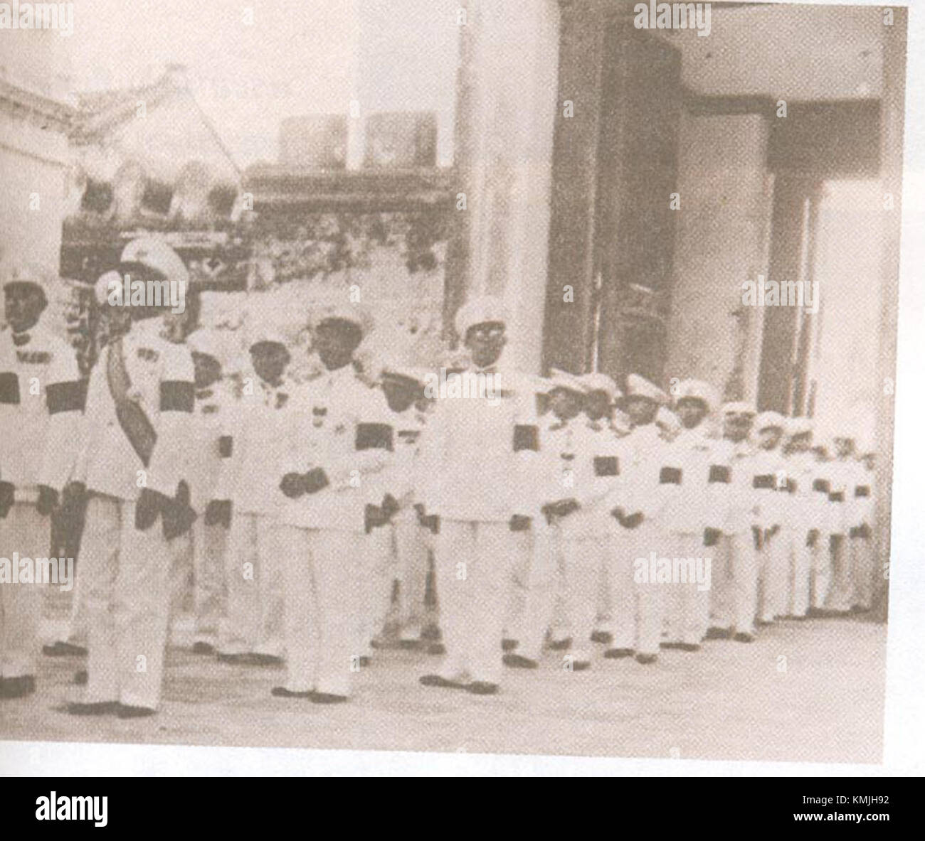 The funeral procession of Ananda Mahidol, the King of Thailand ...