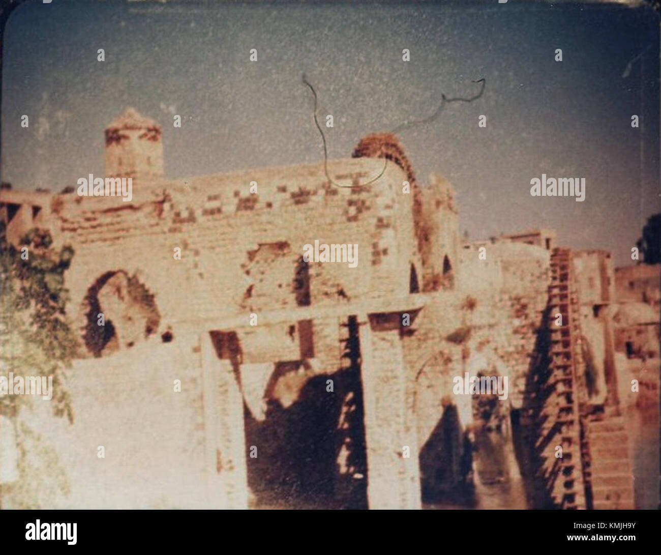The Jabiriya Waterwheel, located in the aftermath of the Hama Massacre ...
