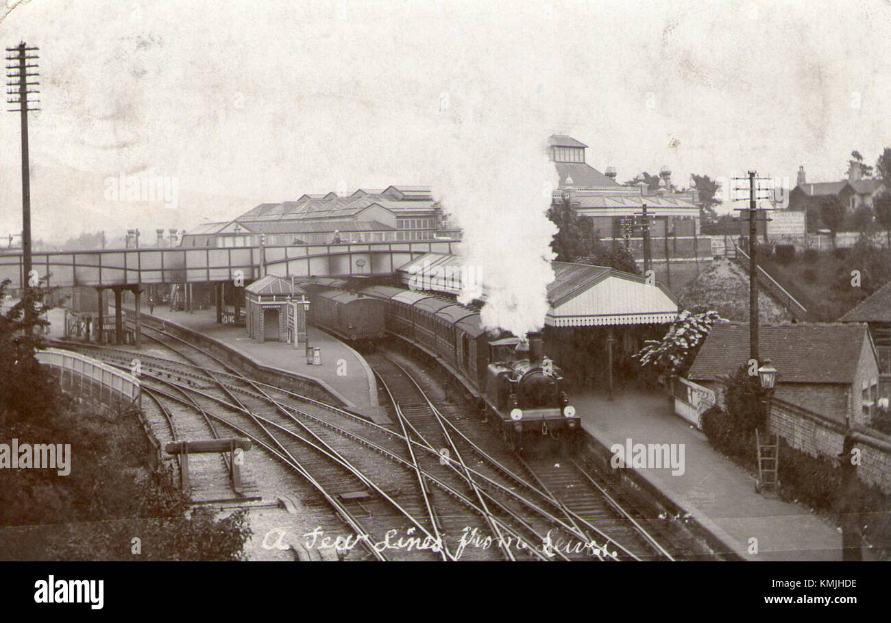 Lewes railway station Stock Photo - Alamy