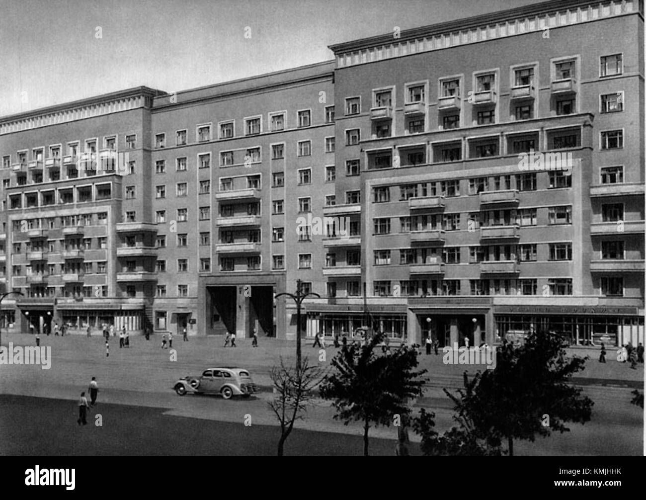 Moscow SE housing orlov 1938 Stock Photo - Alamy