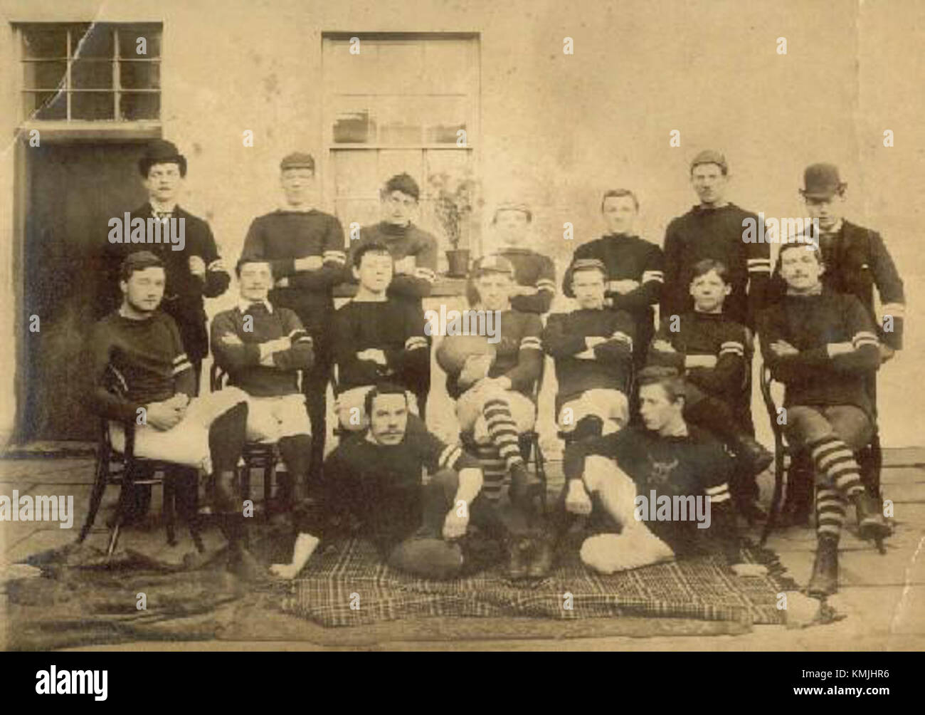 Rugby football 19th century hi-res stock photography and images - Alamy