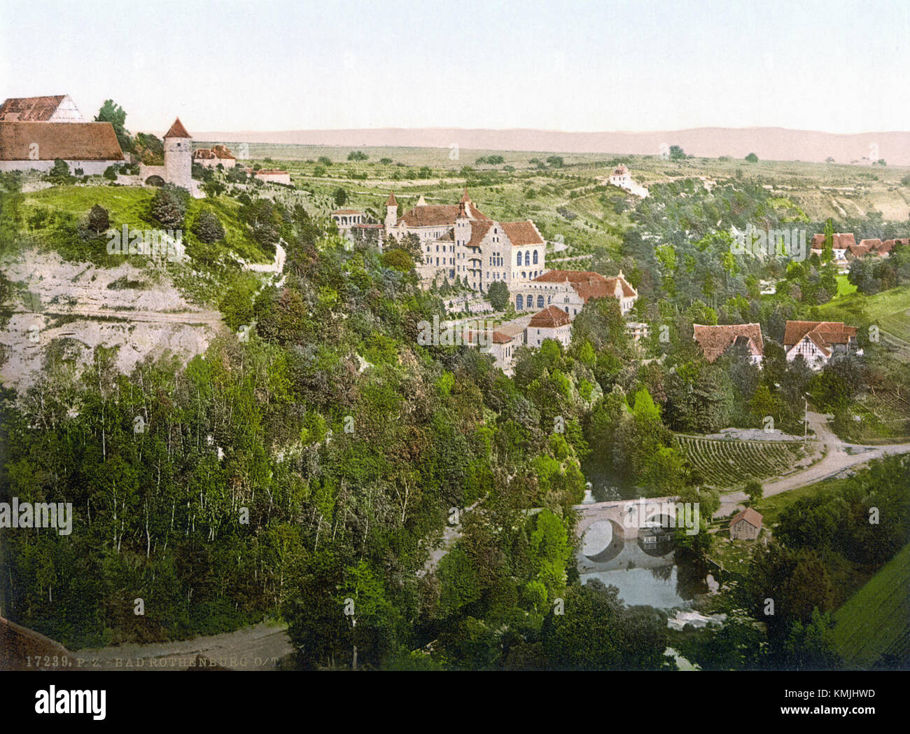Rothenburg, a medieval town in Germany, known for its preserved ...