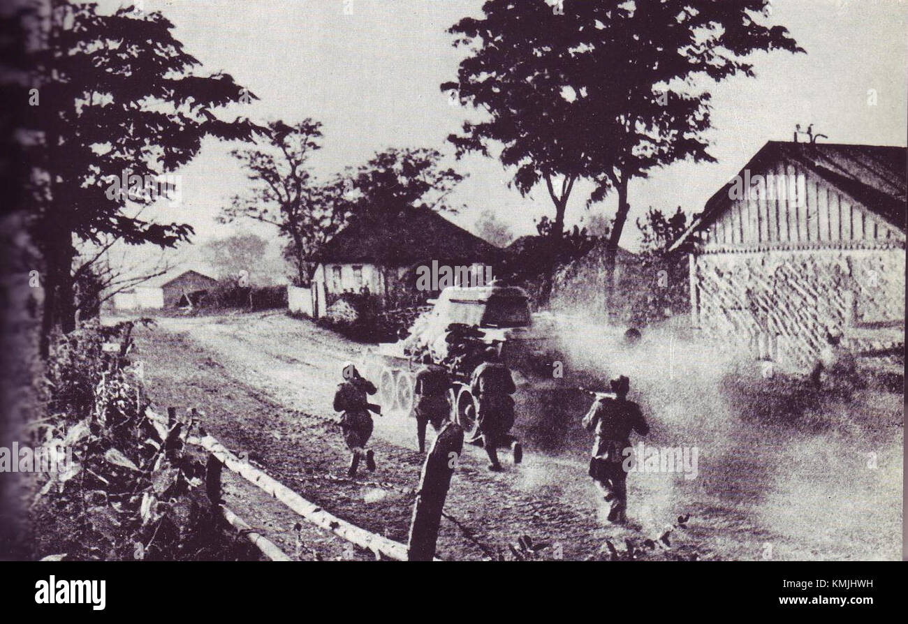 A photograph of the Red Army during its operations in Ukraine in 1943 ...