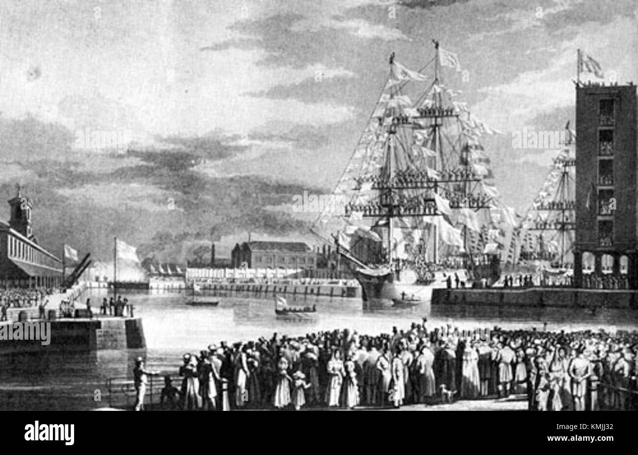 London docks 19th century hi-res stock photography and images - Alamy