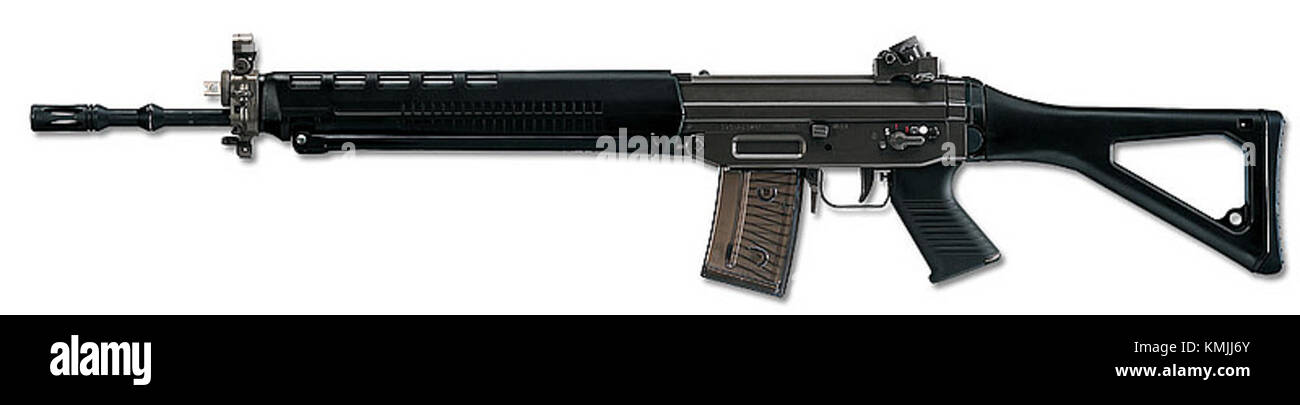 The Swiss Arms SG 550 is a Swiss-made assault rifle known for its ...