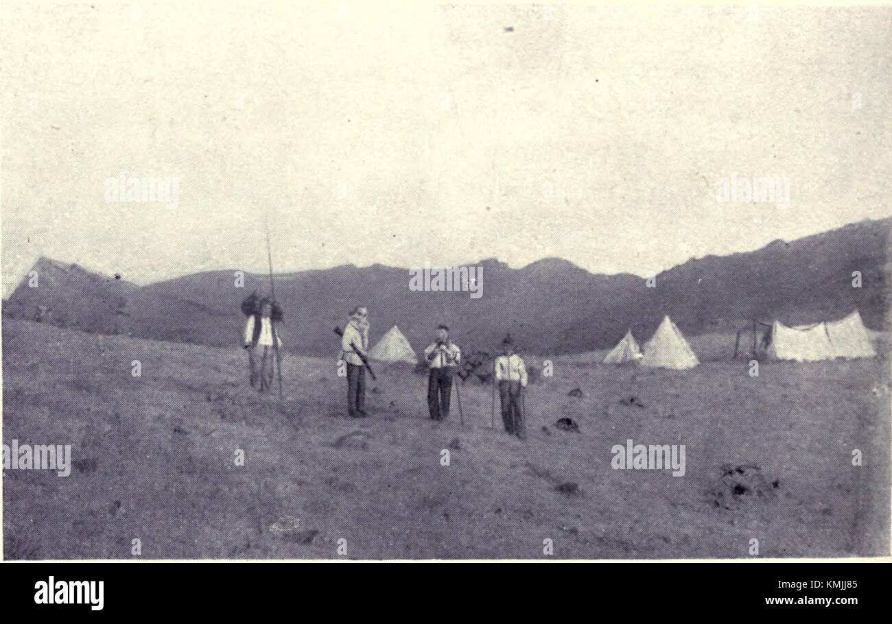The Camp, MON 1909 refers to a historical photograph or document from ...