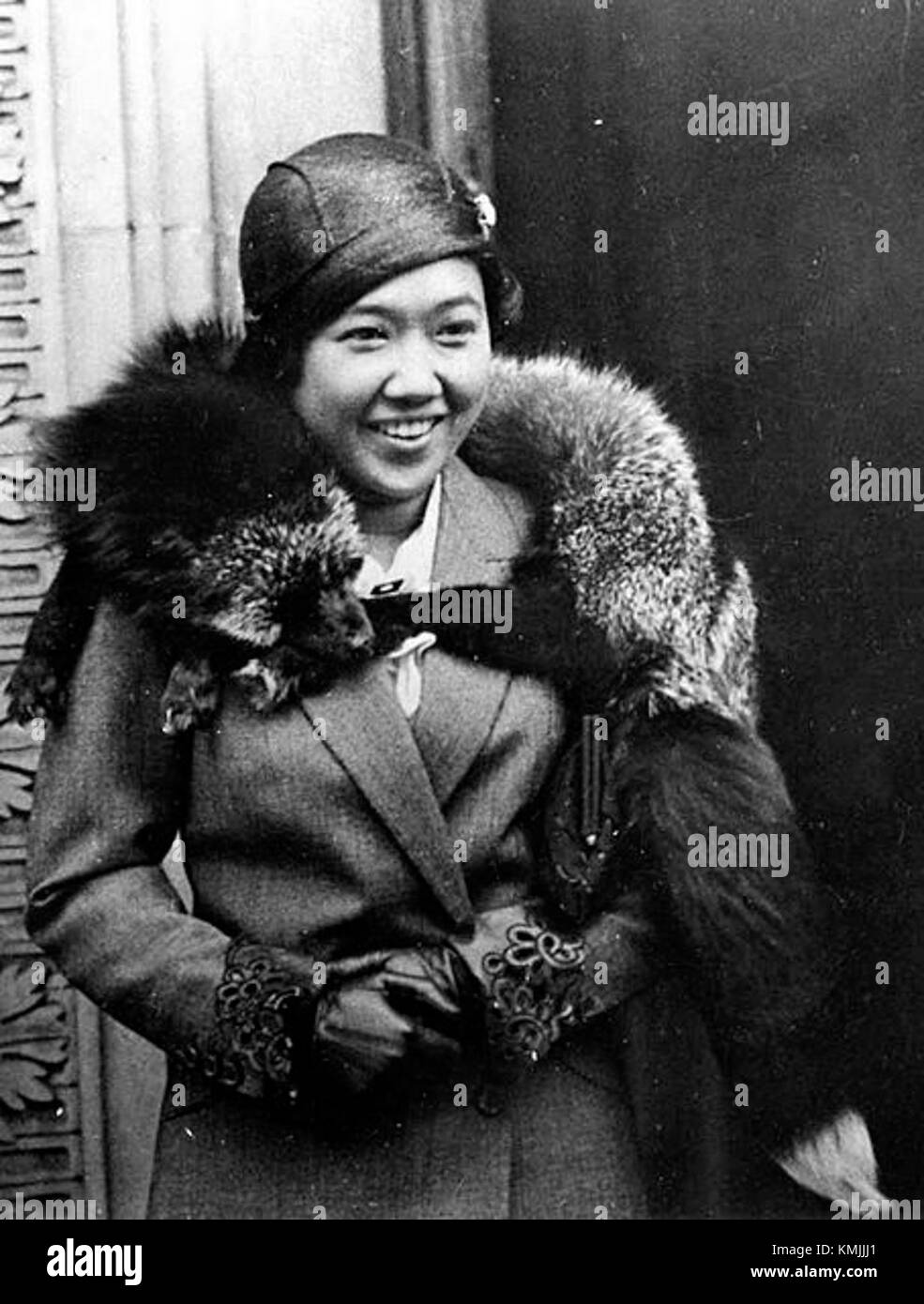 A portrait or photograph of Queen Rambhai Barni of Siam, a significant ...